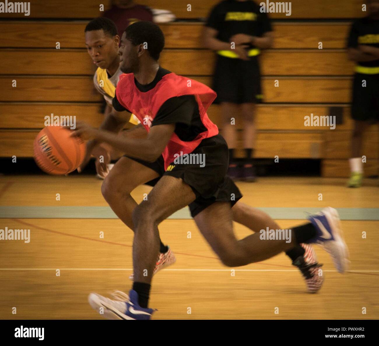 A Soldier with the 3rd Expeditionary Sustainment Command plays ...