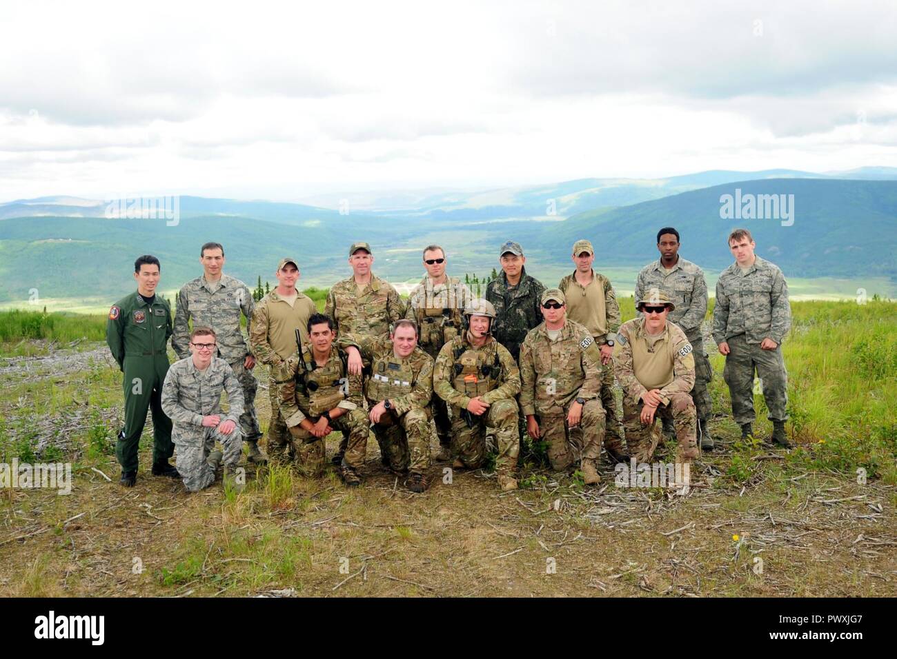 Tactical Air Control Party airmen from the Washington Air National ...