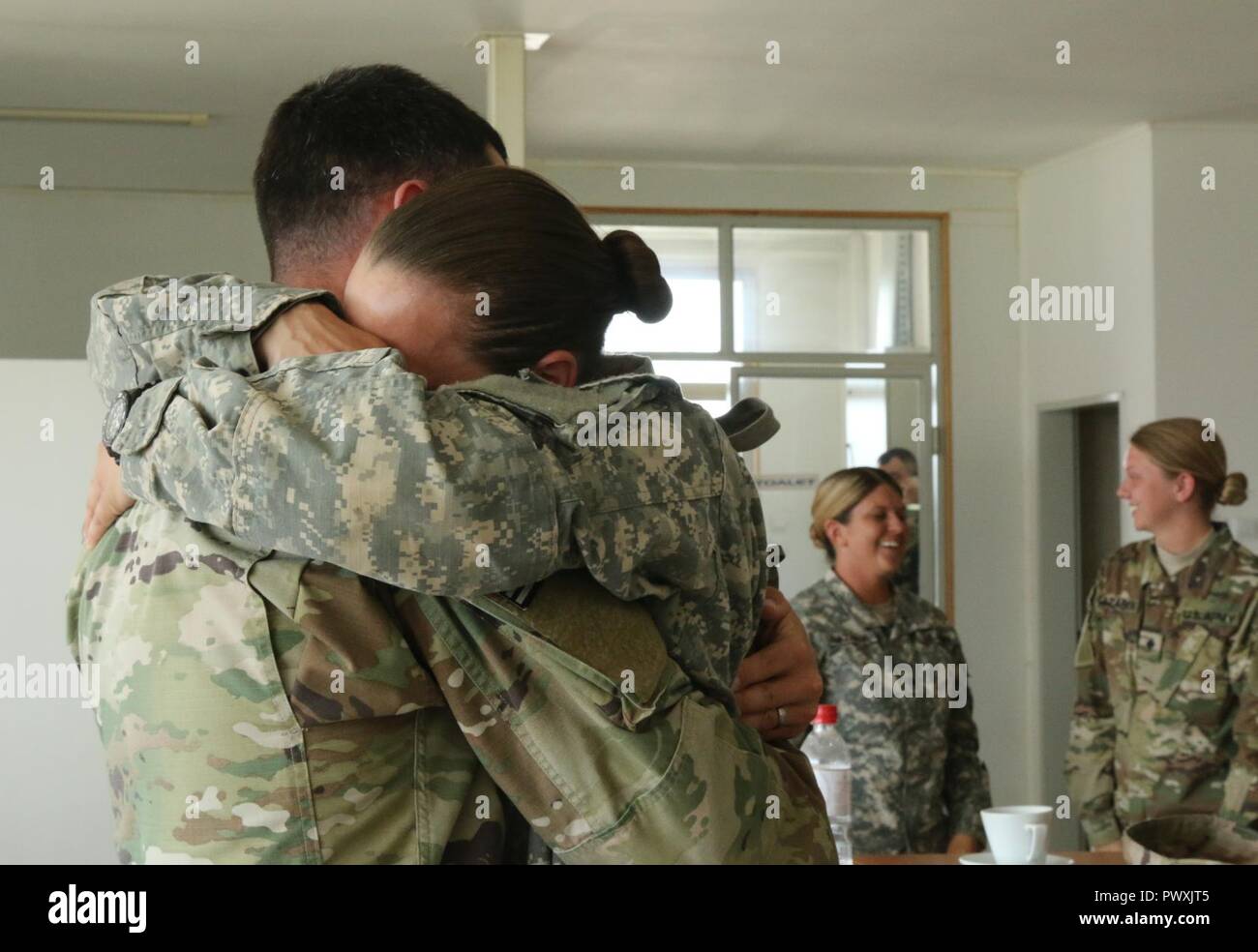 Army Spc. Mackenzie Crawford, a military police officer with the 585th ...