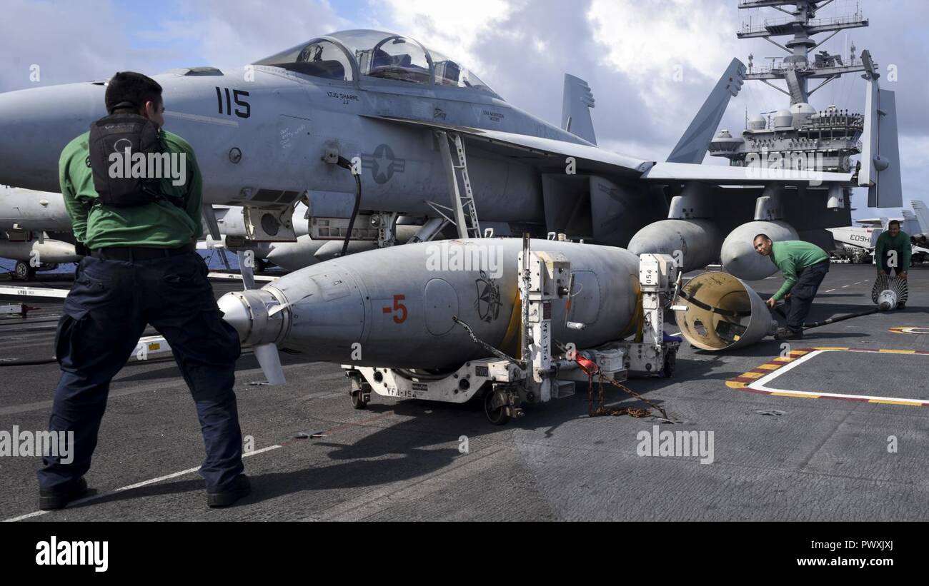 WATERS OFF GUAM (July, 1 2017) U.S. Navy Aviation Electrician’s Mate ...