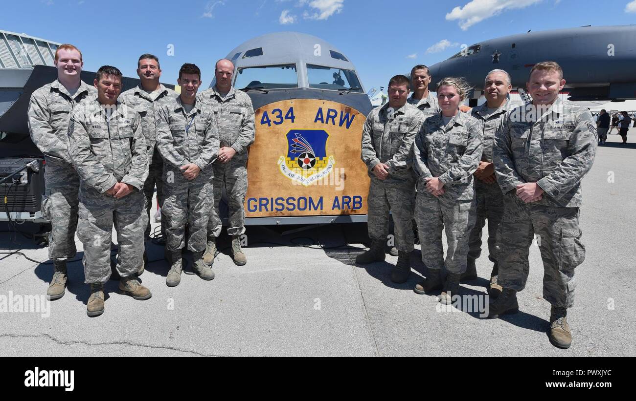 Twelve Grissom Airmen from the 434th Aircraft Maintenance Squadron ...