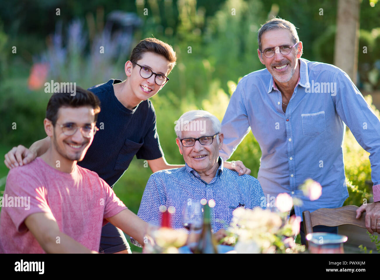 Generation of men hi-res stock photography and images - Alamy