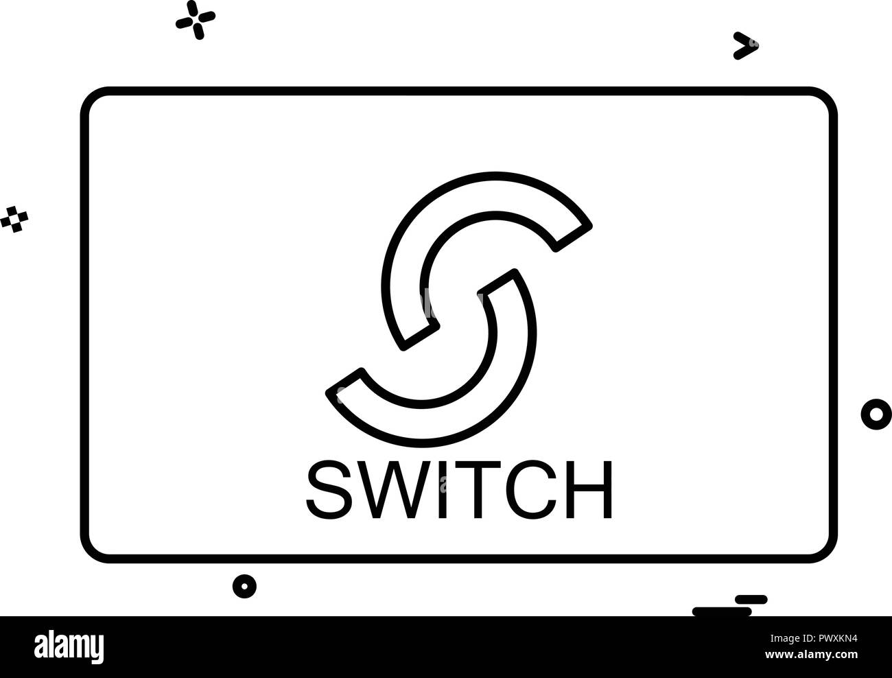 Switch card icon design vector Stock Vector Image & Art - Alamy