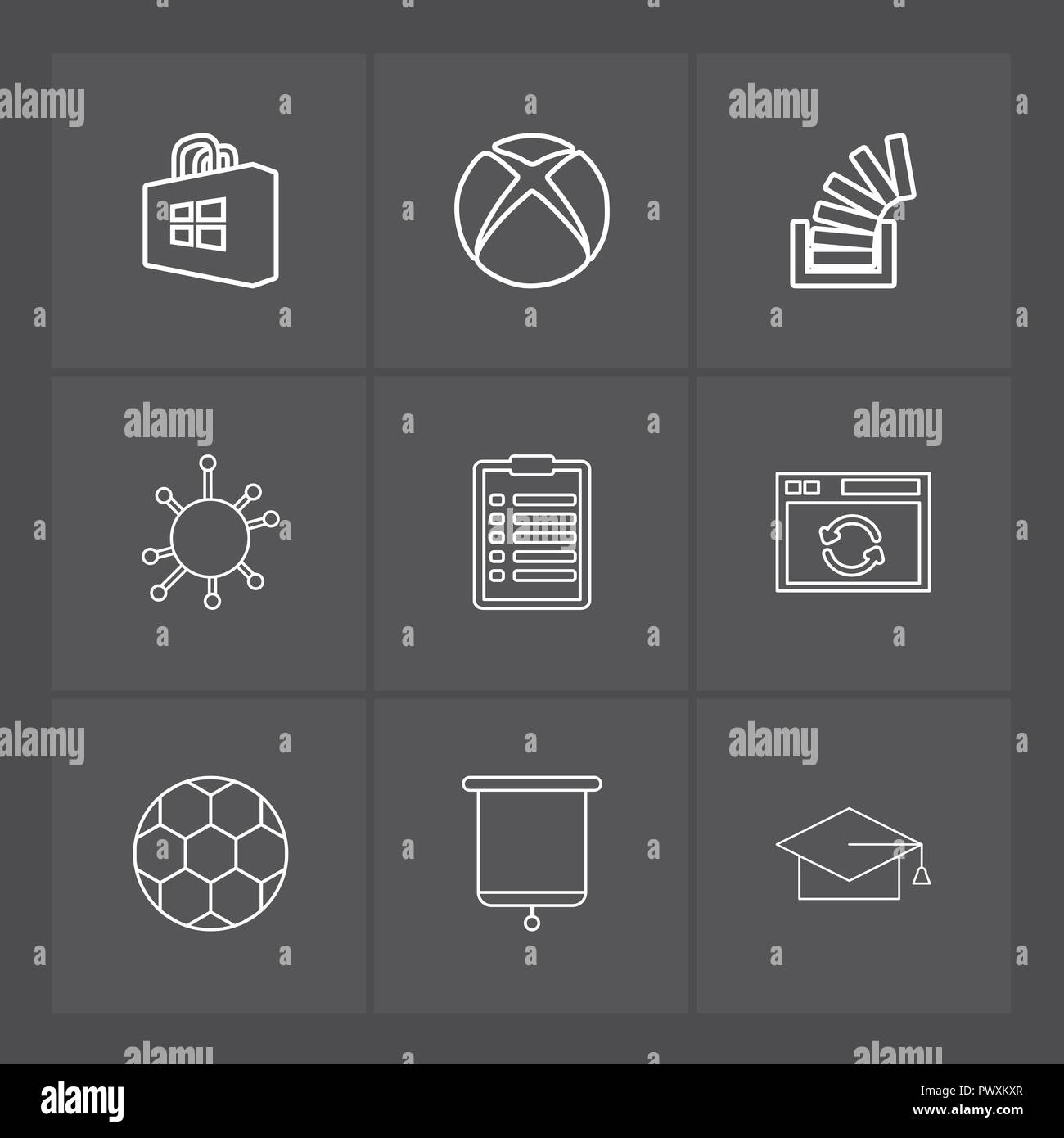 windows store , xbox , stackoverflow , convocation , football ...