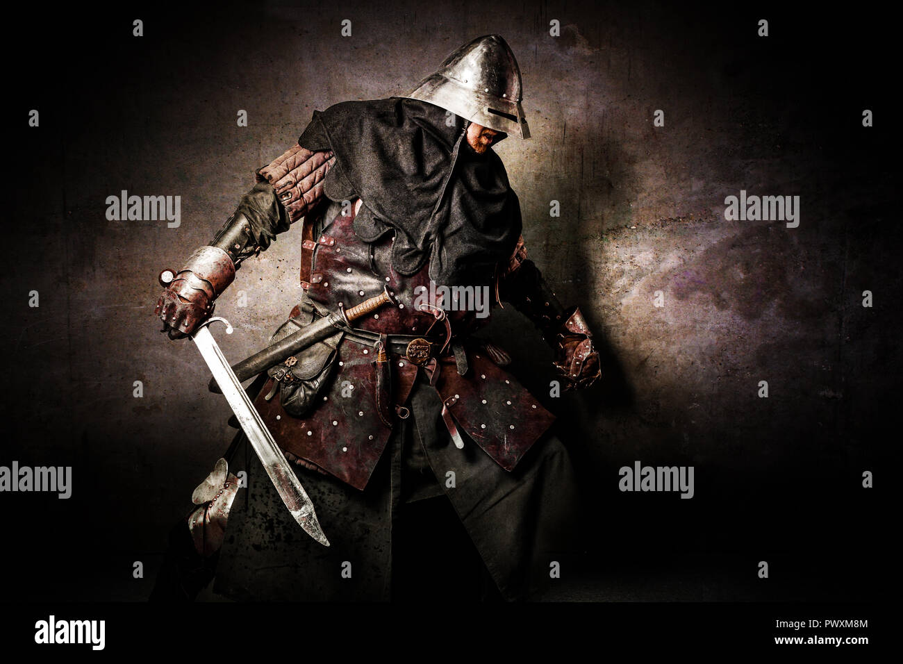 Portrait of a Knight Stock Photo - Alamy