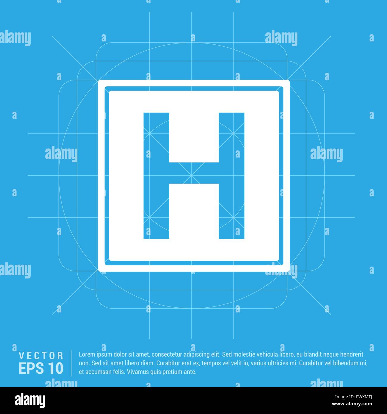 Helipad platform Stock Vector Images - Alamy