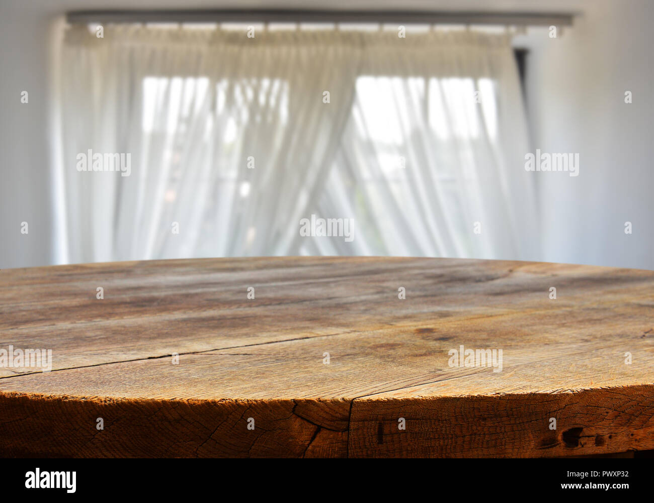 empty table for product display montages Stock Photo - Alamy