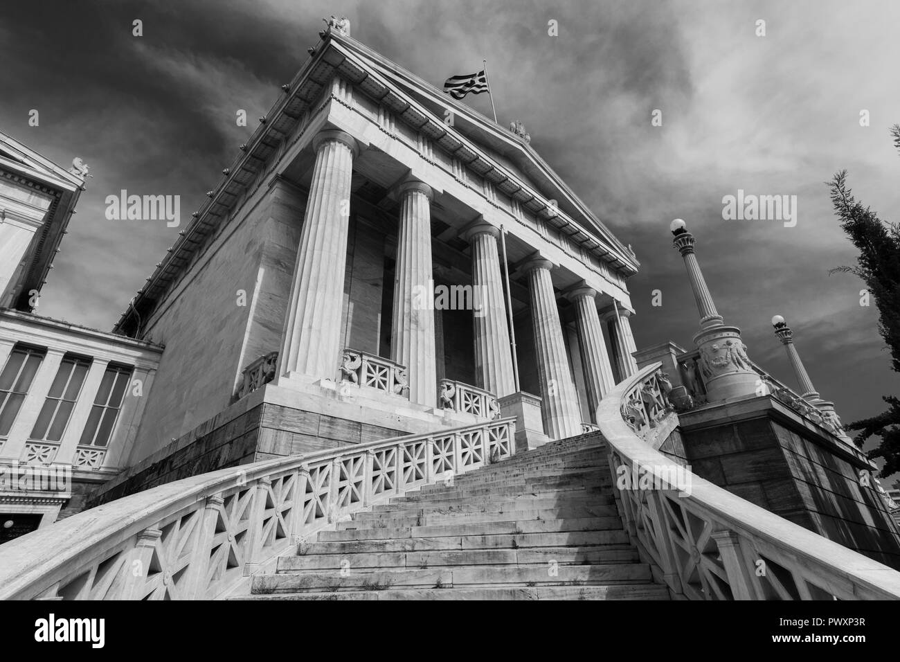 Athens National Library, Greece Stock Photo - Alamy