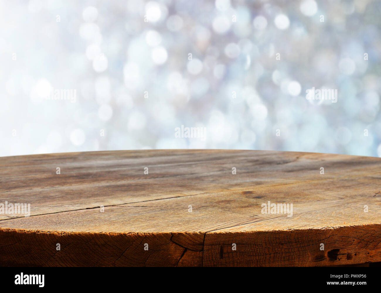 empty table for product display montages Stock Photo - Alamy