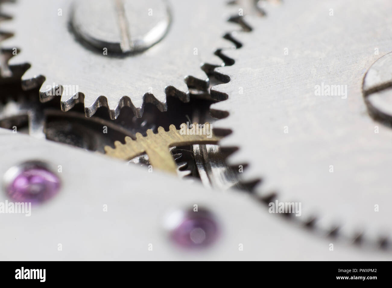 Mechanism of a wristwatch hi-res stock photography and images - Alamy
