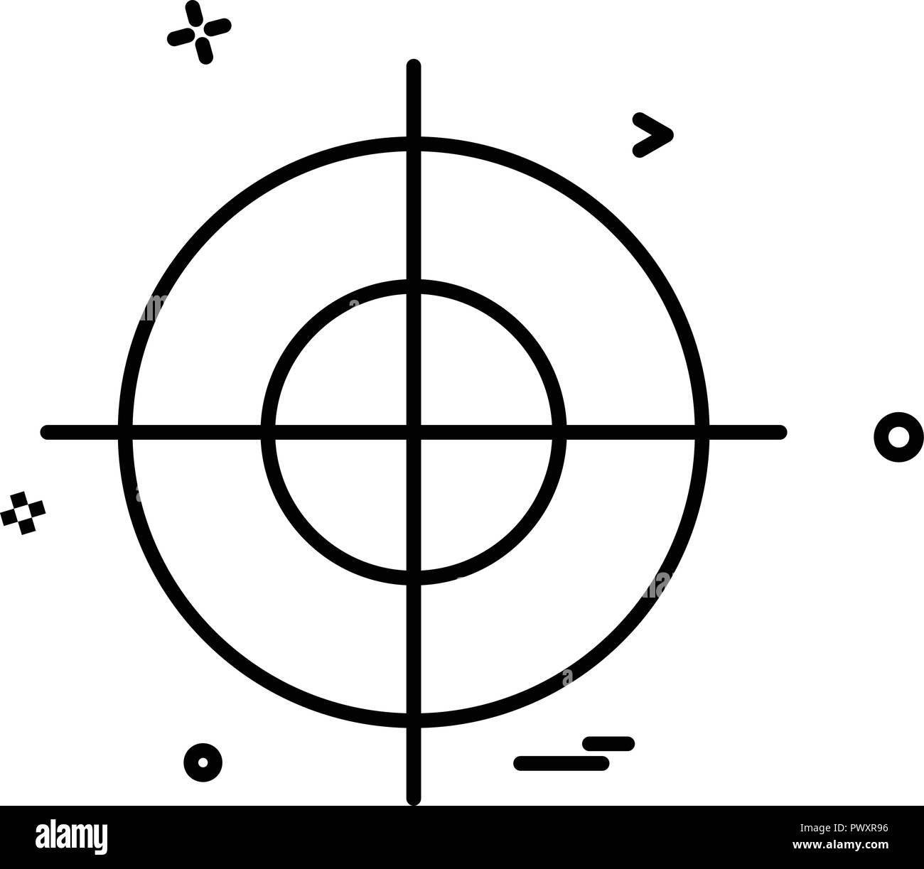 target icon vector design Stock Vector Image & Art - Alamy