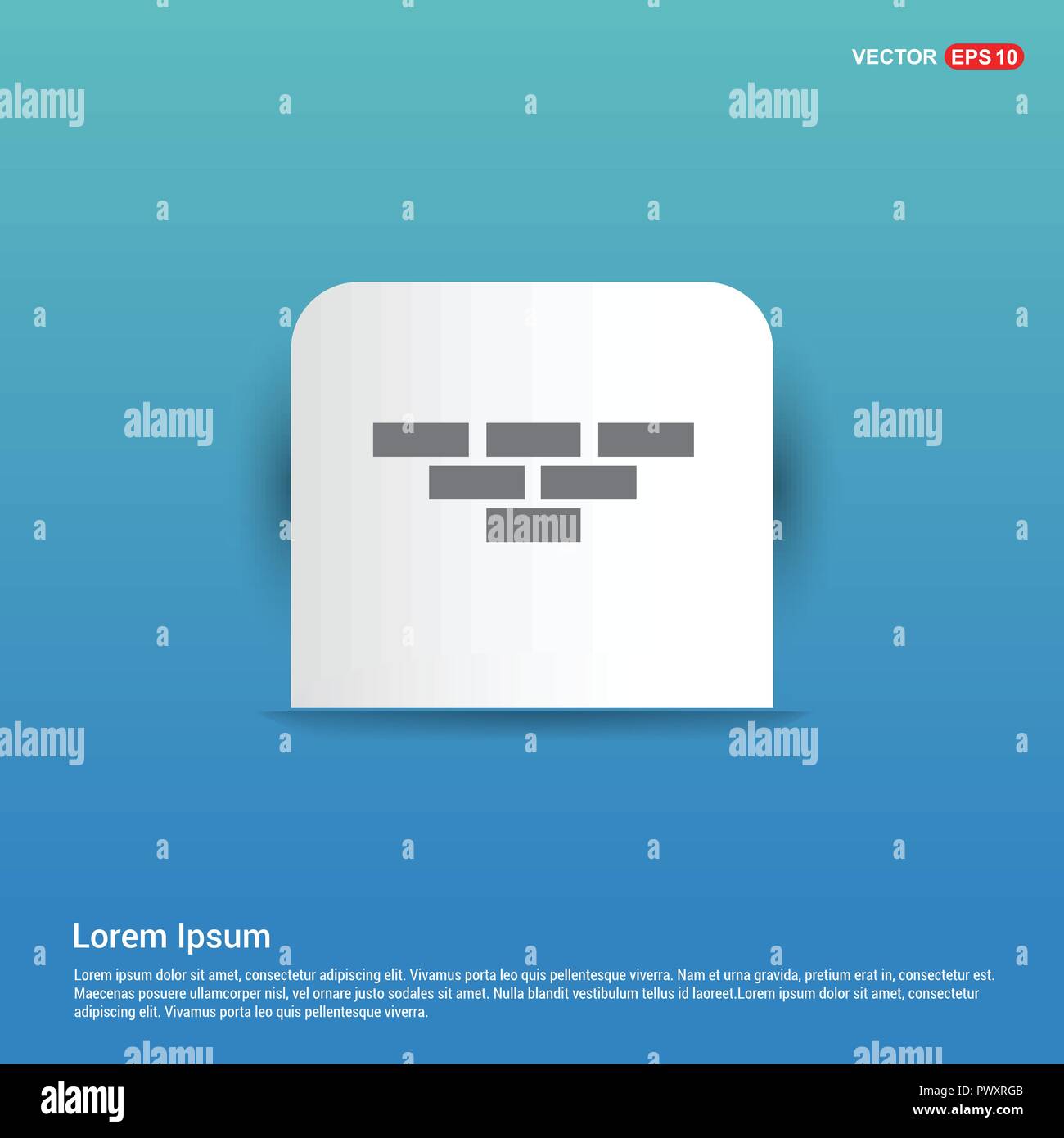 Light blue bricks Stock Vector Images - Alamy