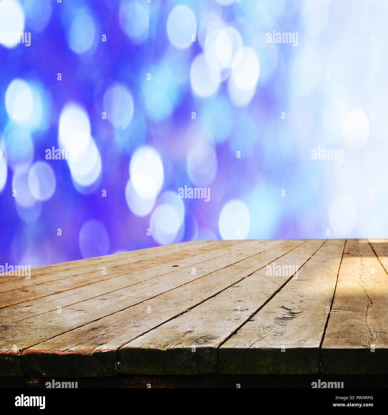 empty table for product display montages Stock Photo - Alamy