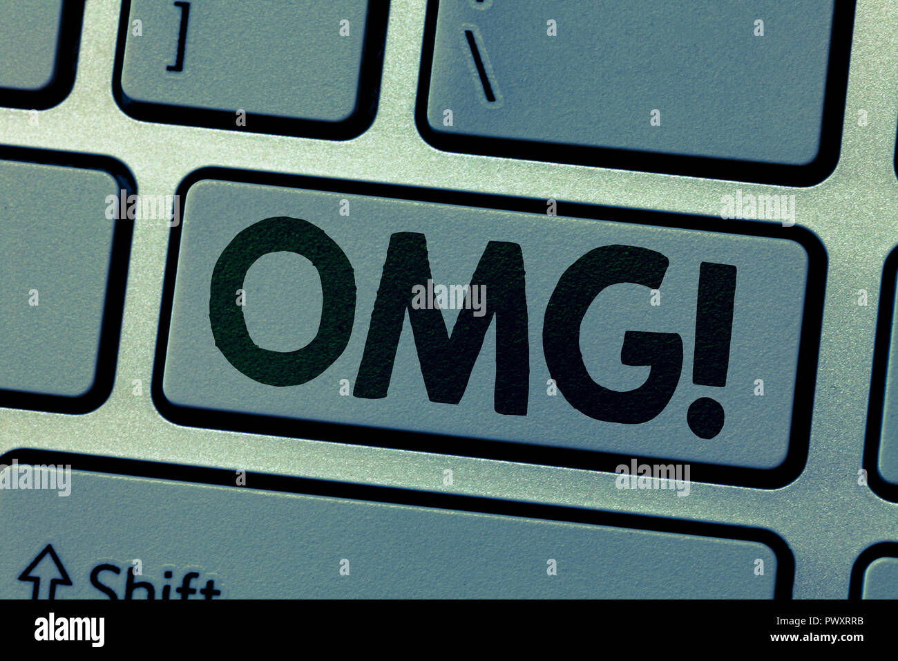 Writing note showing Omg. Business photo showcasing Used to express ...