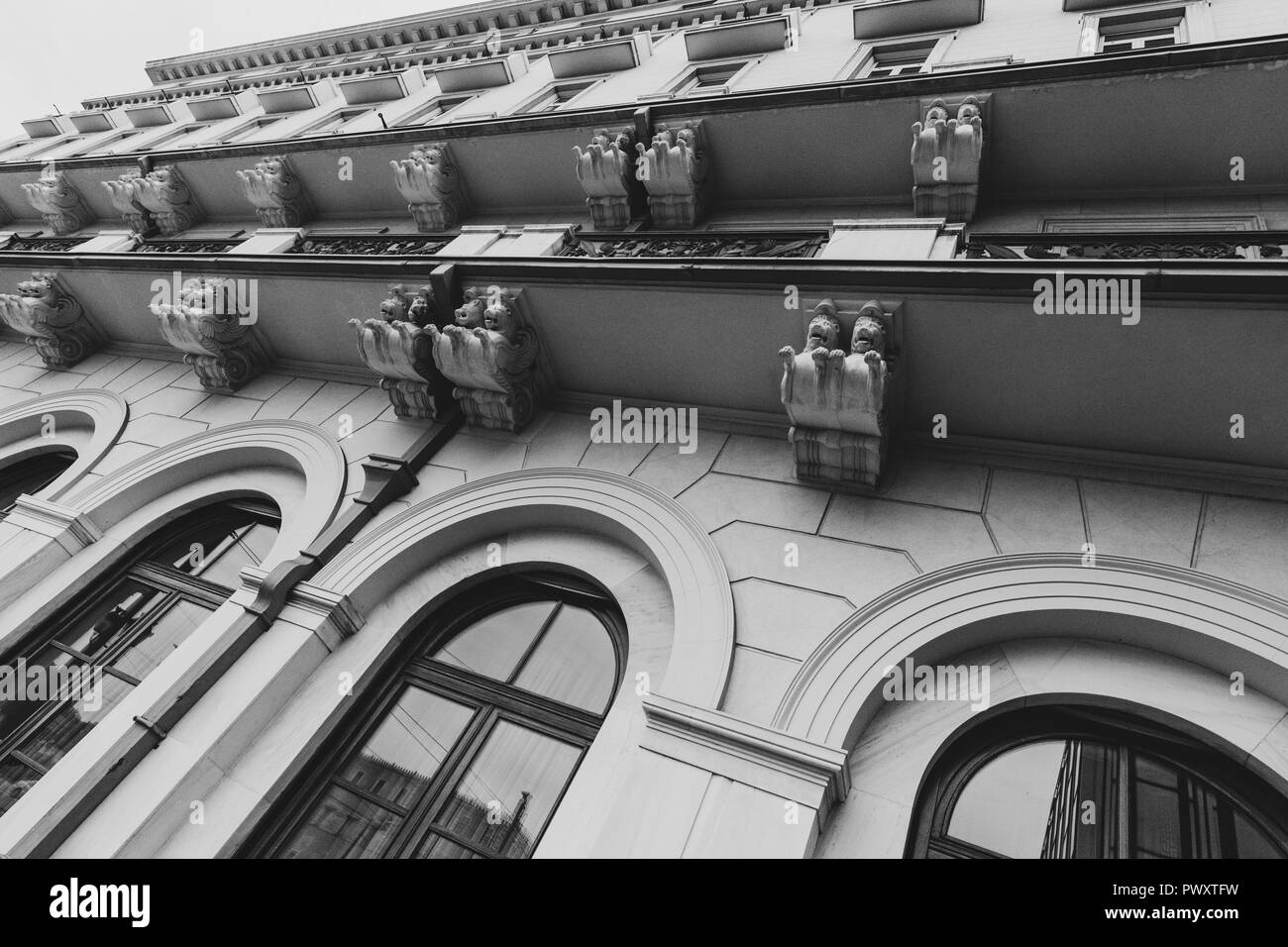 Building in Athens Greece, Beauty of Architectural Photography Windows ...