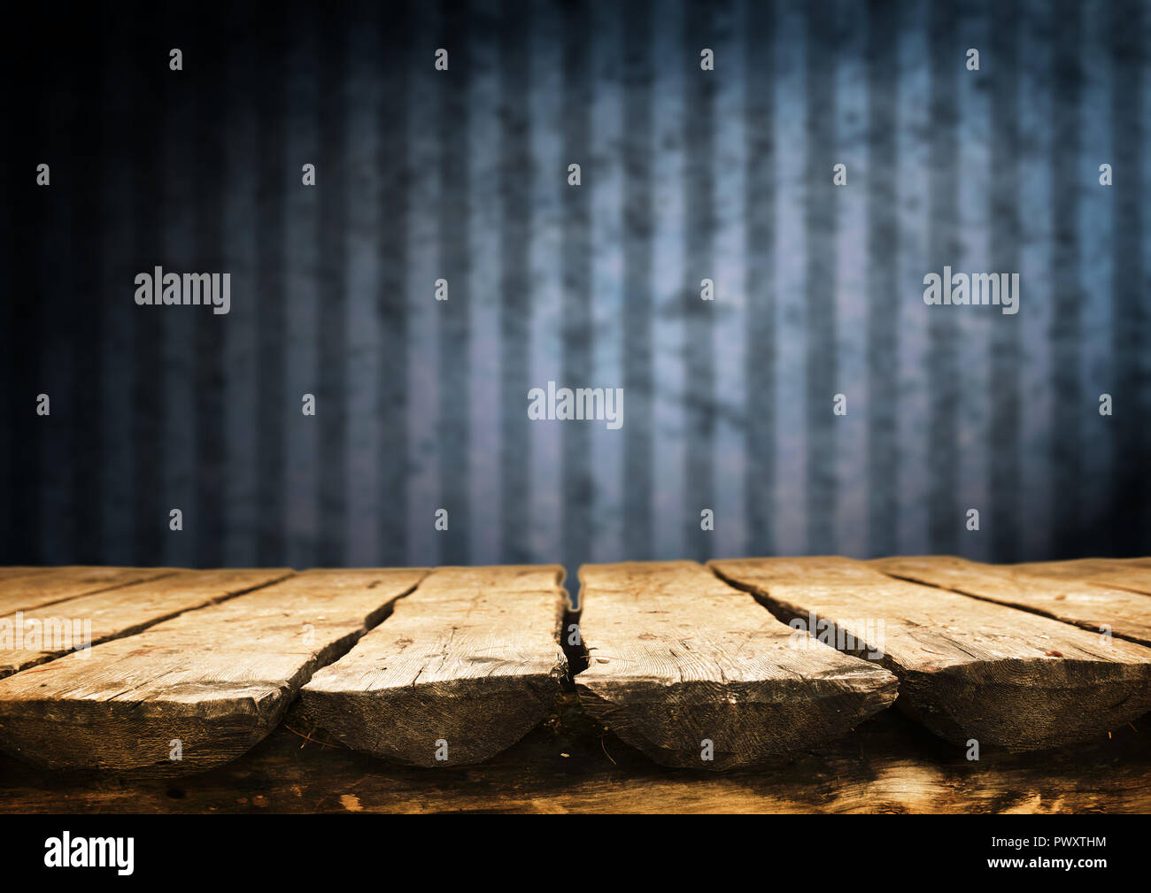 empty table for product display montages Stock Photo - Alamy