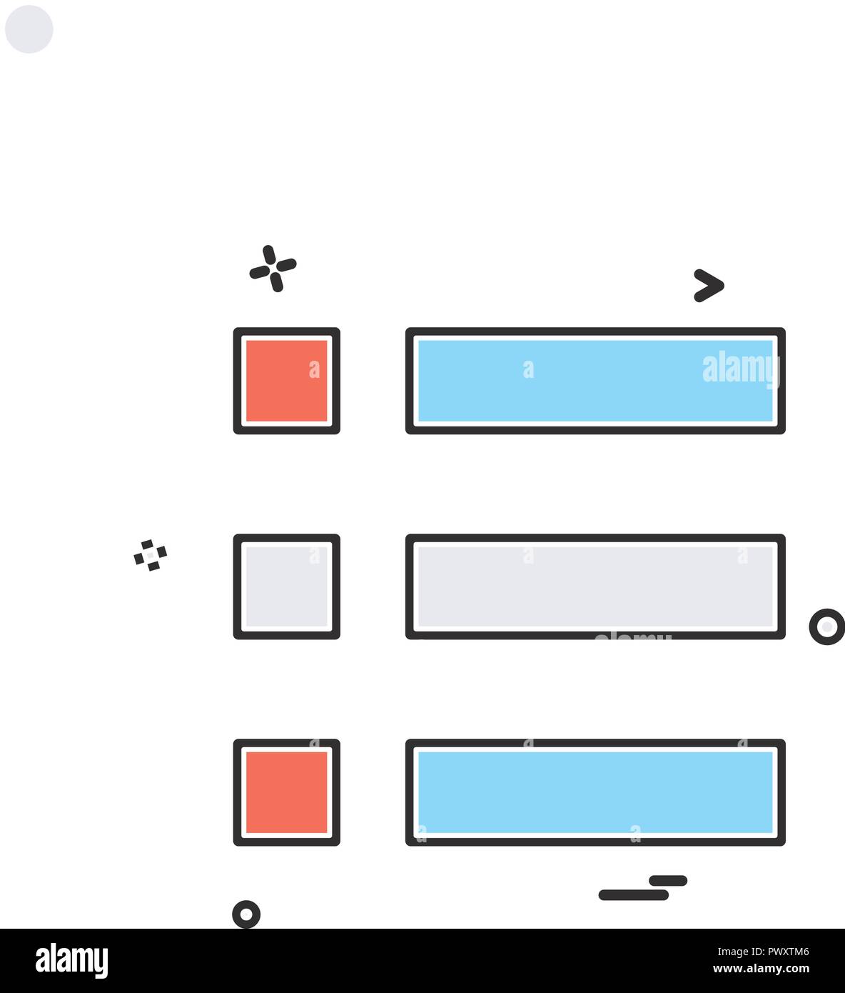Bullet list menu options icon vector design Stock Vector Image & Art ...