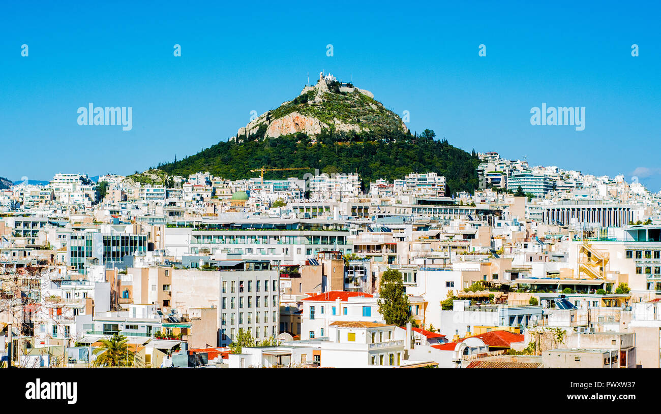Crystal Clear View of Athens, Athens Cityscape, Relaxing View in Athens ...