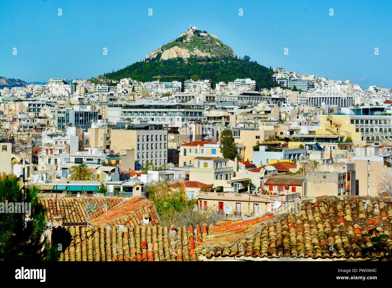 Crystal Clear View of Athens, Athens Cityscape, Relaxing View in Athens ...