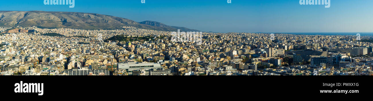 Crystal Clear View of Athens, Athens Cityscape, Relaxing View in Athens ...