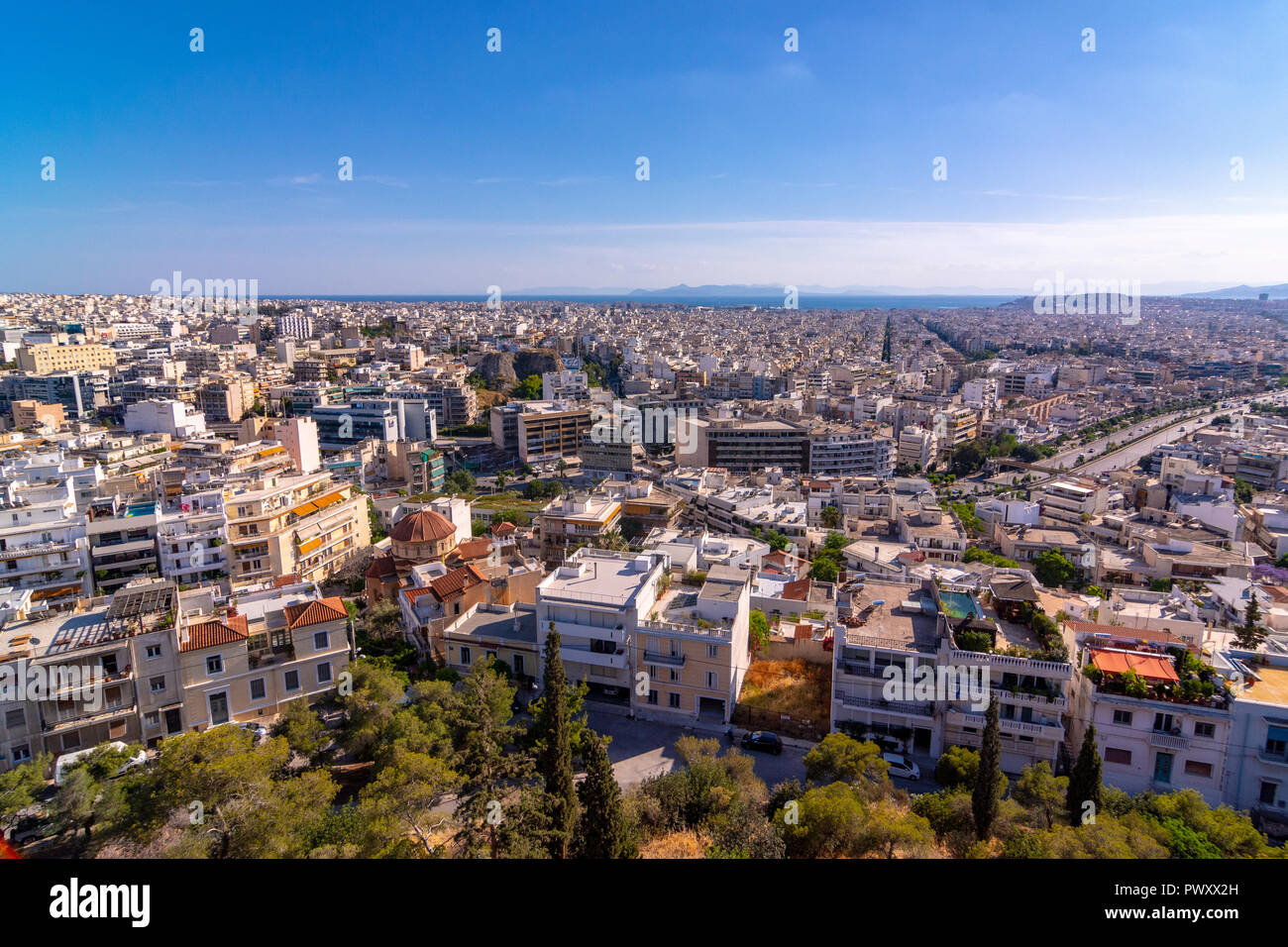 Crystal Clear View of Athens, Athens Cityscape, Relaxing View in Athens ...