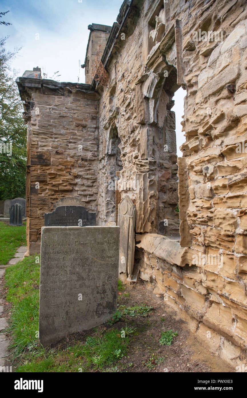 The Old Holy Trinity Church in the village of Wentworth, in the ...