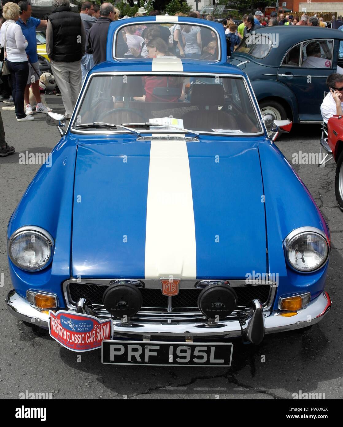 Prestatyn, Uk Classic car show in Prestatyn North Wales credit Ian ...