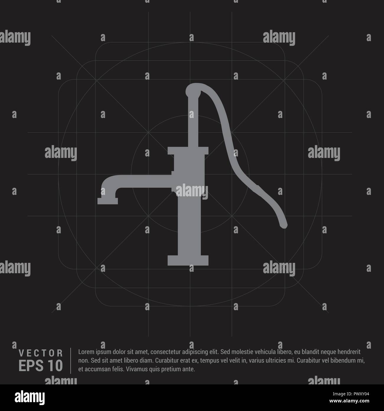 Water pump bucket Stock Vector Images - Alamy