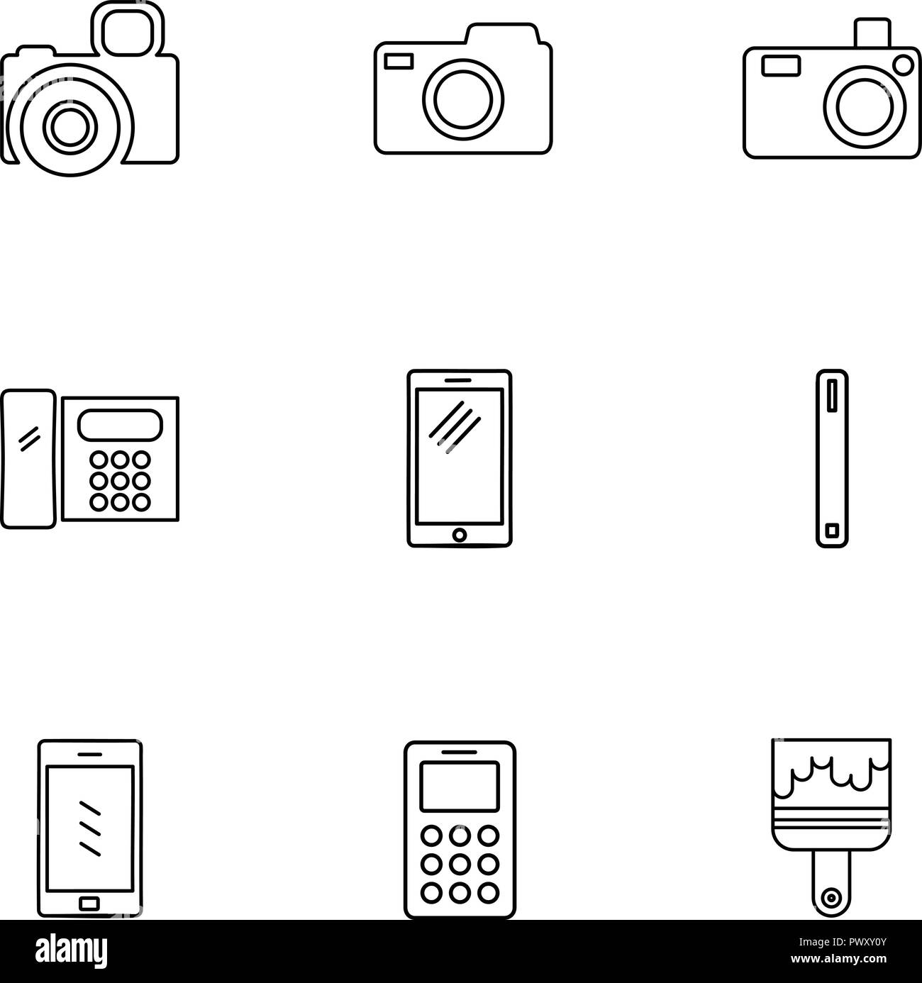 multimedia , user interface , camera , technology , play , pause , camcoder , video , click ...