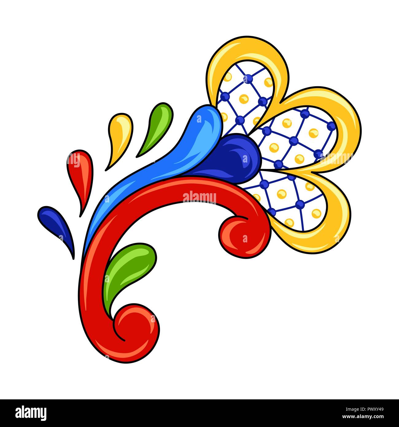 Flower cell Stock Vector Images - Alamy
