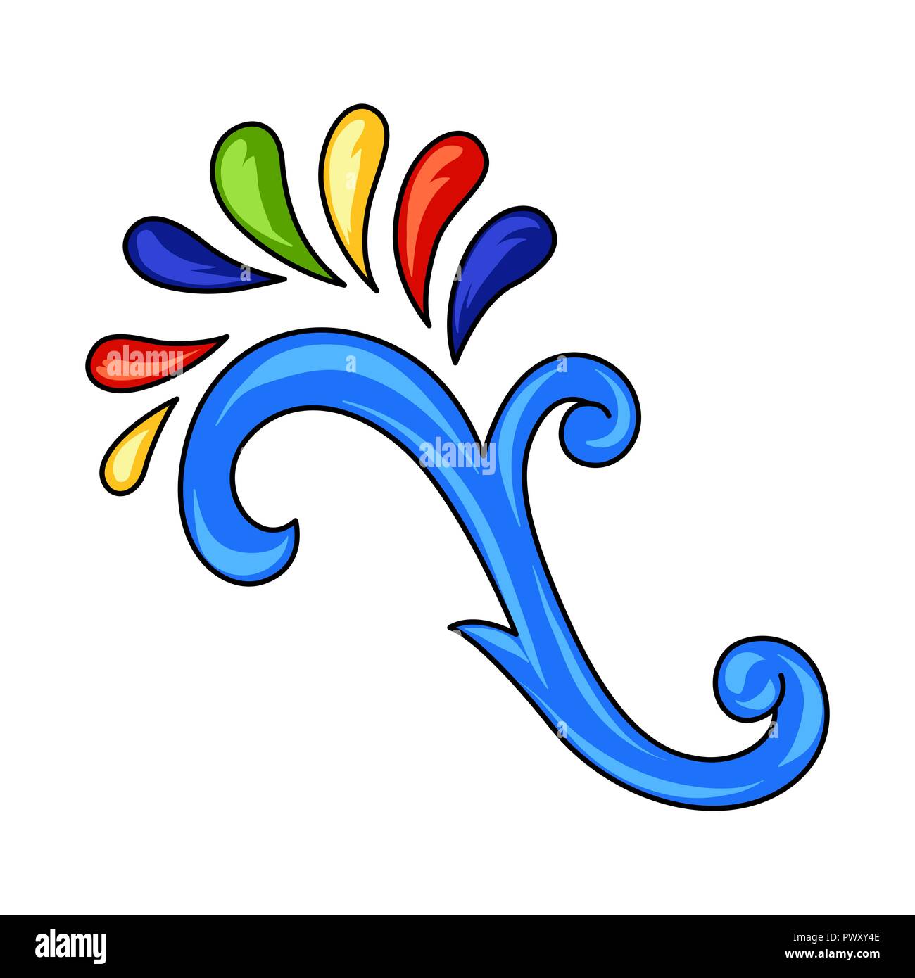 Pottery mexican Stock Vector Images - Alamy