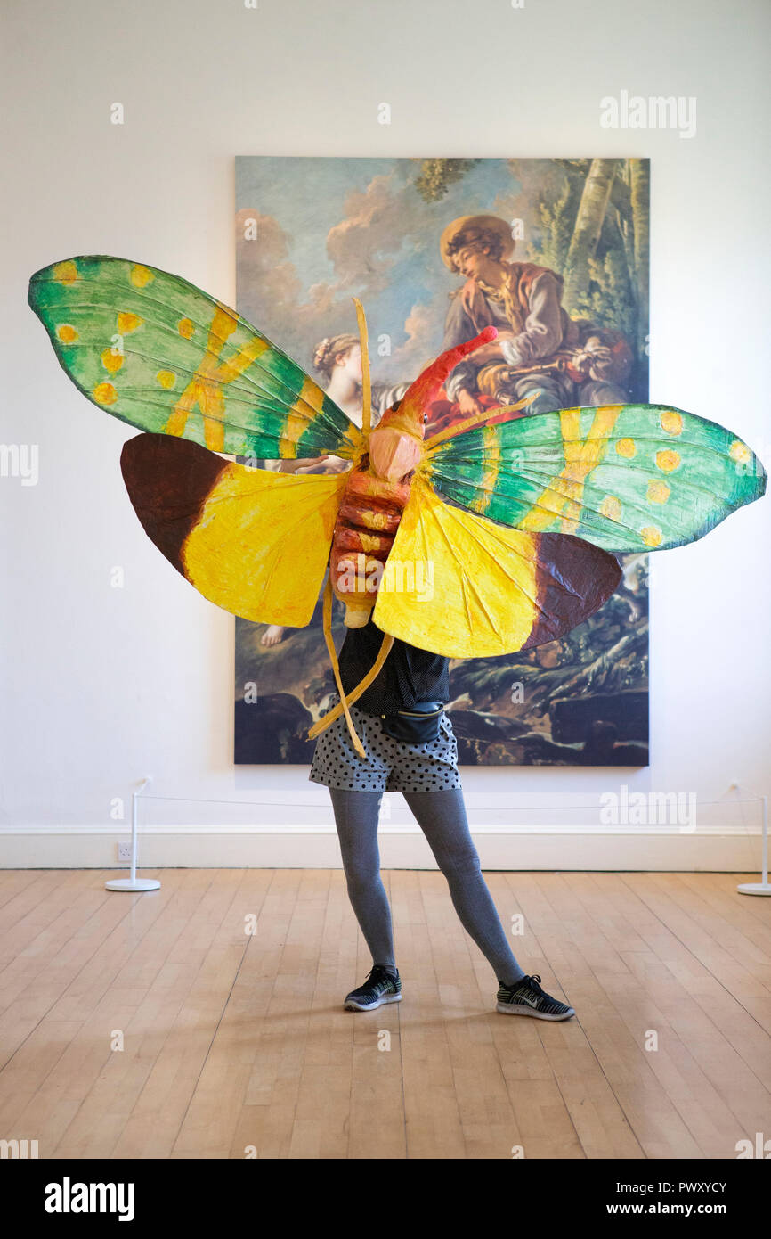 Turner Prize nominee artist Monster Chetwynd with her installation ...