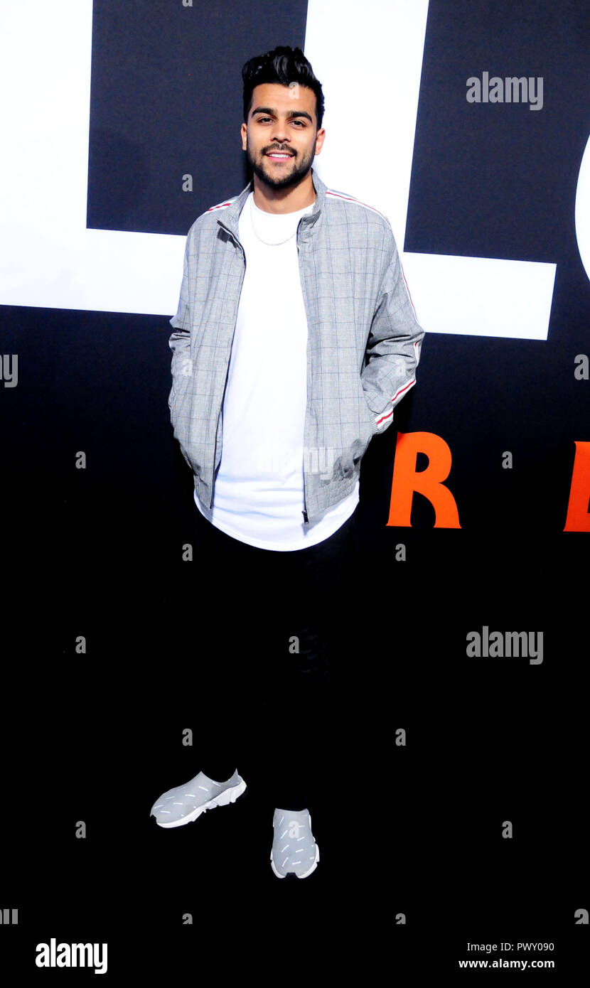 Hollywood, California, USA. 17th October, 2018. Influencer/youtuber ...