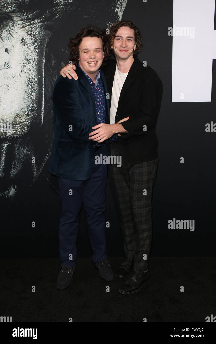 Hollywood, California, USA. 17th Oct, 2018. Drew Scheid, Dylan Arnold ...