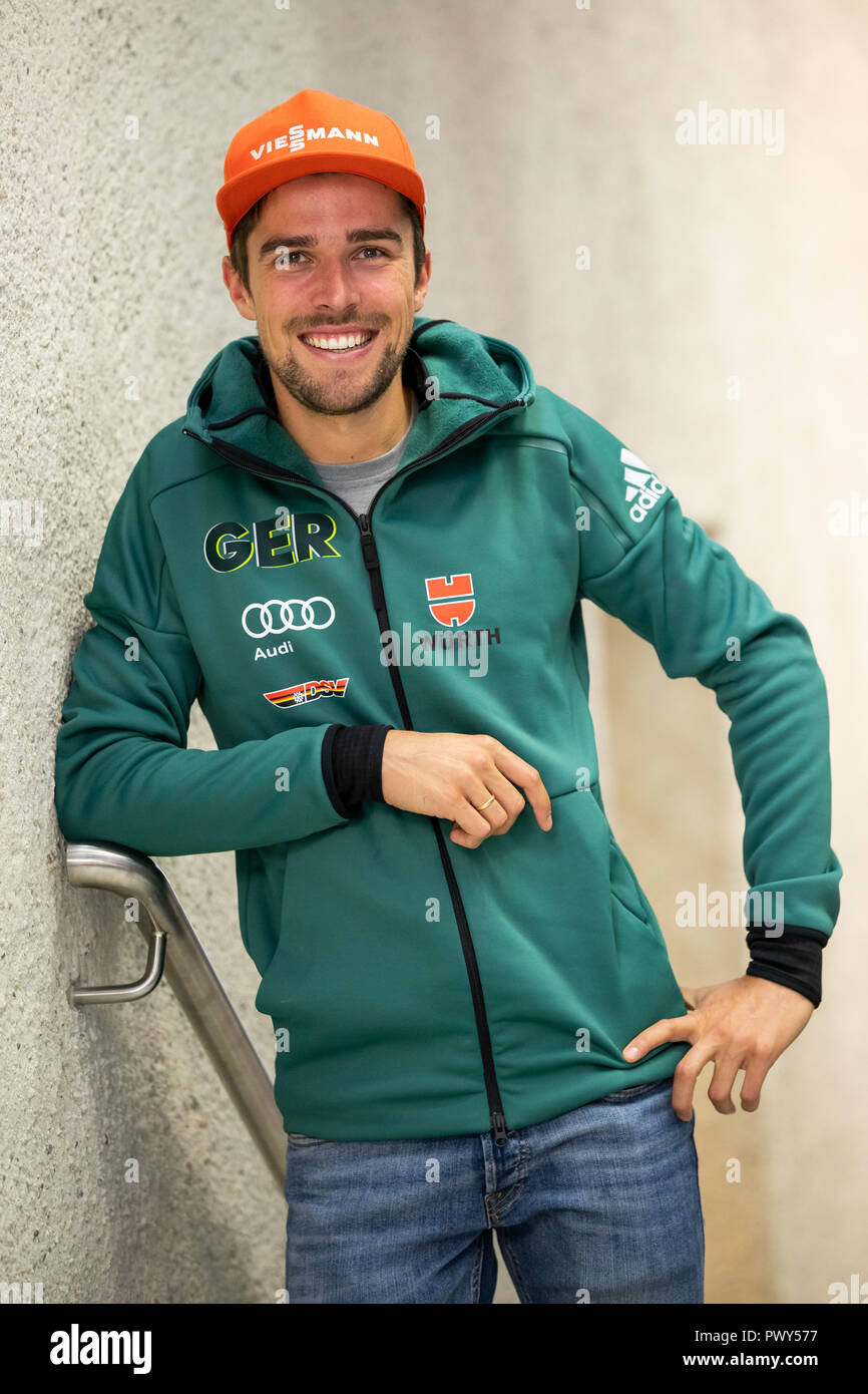 Herzogenaurach, Germany. 18th Oct, 2018. Johannes Rydzek, Nordic ...