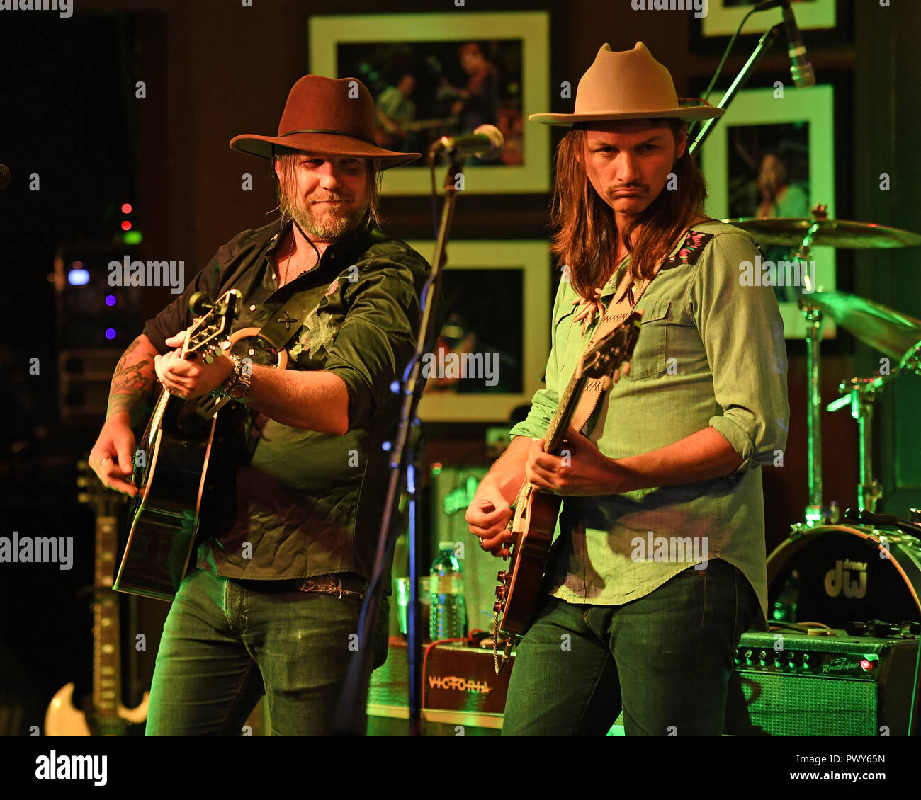 Boca Raton. 17th Oct, 2018. Devon Allman and Duane Betts of The Devon ...