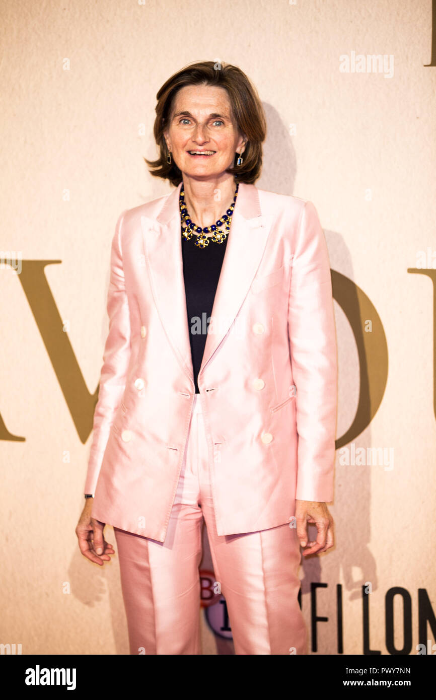 London, UK. 18th Oct, 2018. Deborah Davis at The Favourite UK Premiere ...