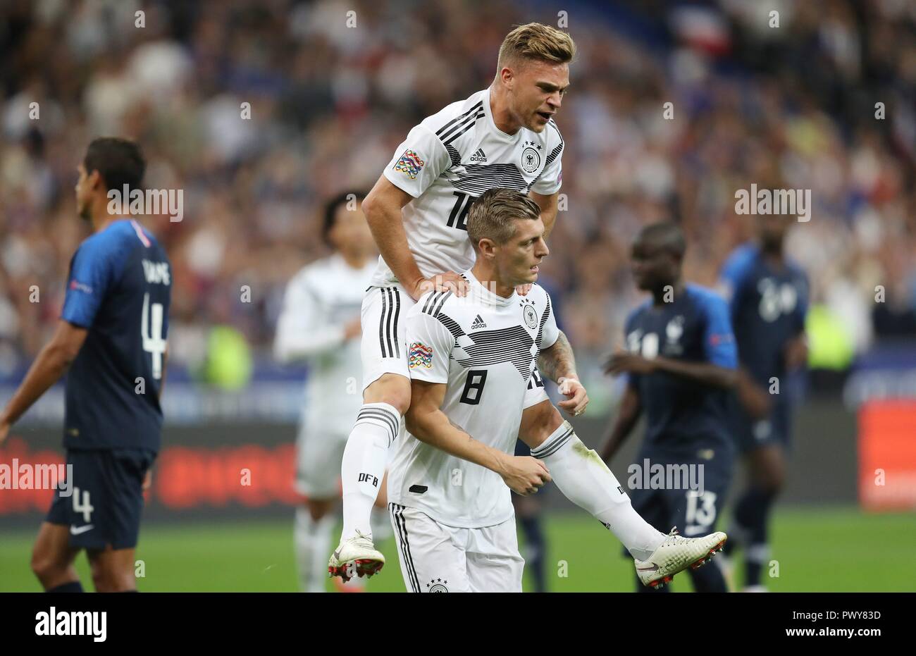 Paris, Frankreich. 16th Oct, 2018. firo: 16.10.2018, Football, Country Match: National Team ...