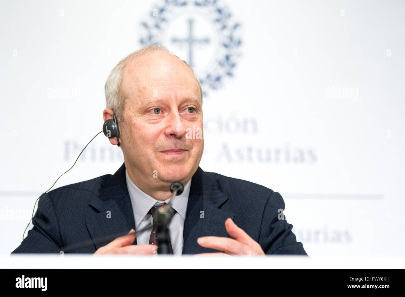 Oviedo, Spain. 18th October, 2018. American political philosopher ...