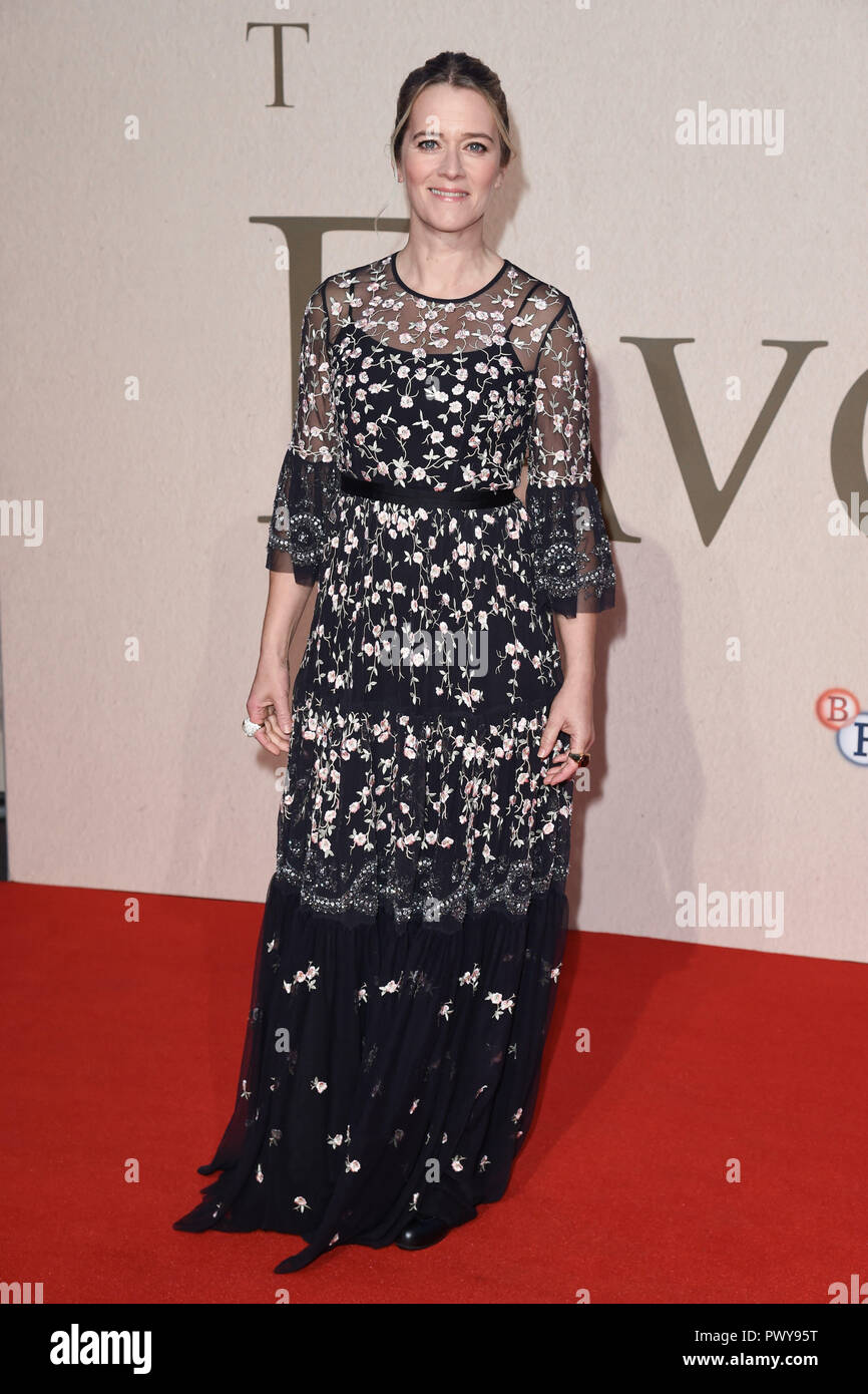 LONDON, UK. October 18, 2018: Edith Bowman at the London Film Festival ...