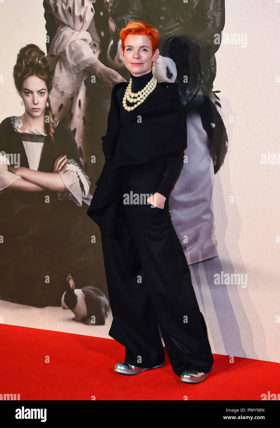 London, UK. 18th October, 2018. Sandy Powell attends the UK Premiere of ...