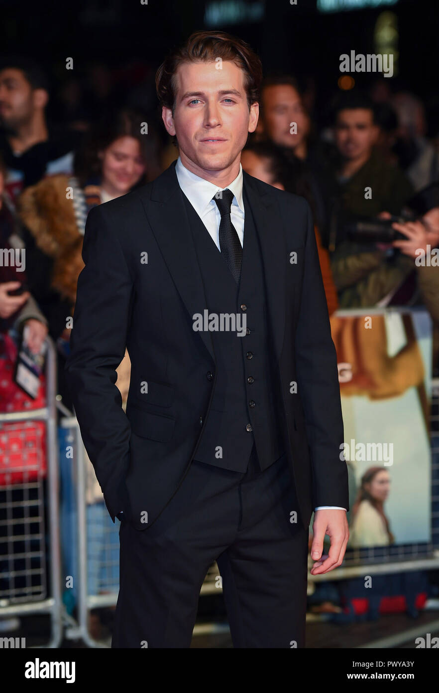 Chris Fulton attends the 'Outlaw King' premiere at the BFI London Film ...