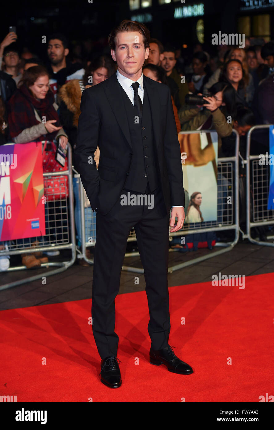 Chris Fulton attends the 'Outlaw King' premiere at the BFI London Film ...