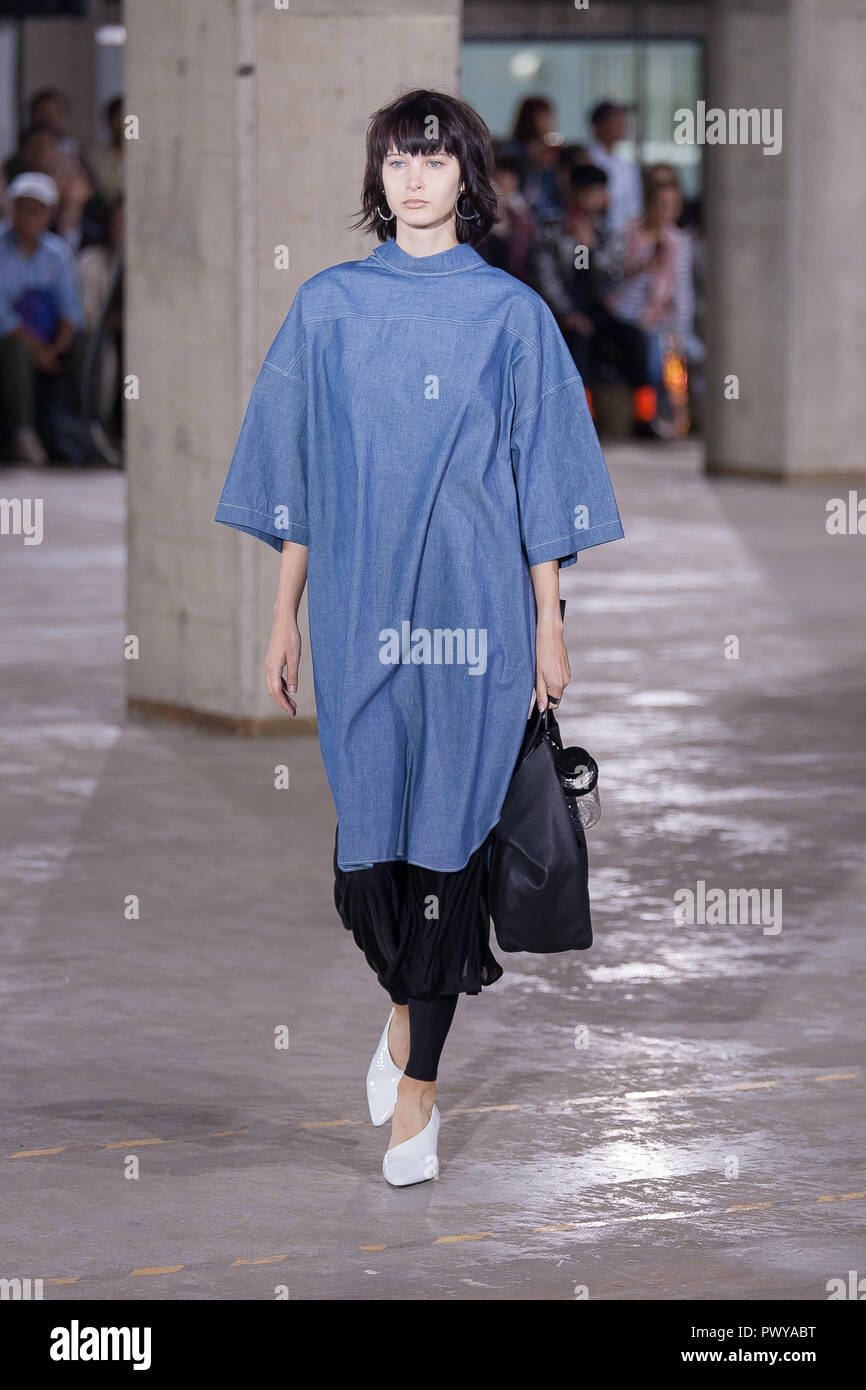 2018/10/18 Tokyo, Runway Show 'Hyke' from Designer Hideaki Yoshihara ...