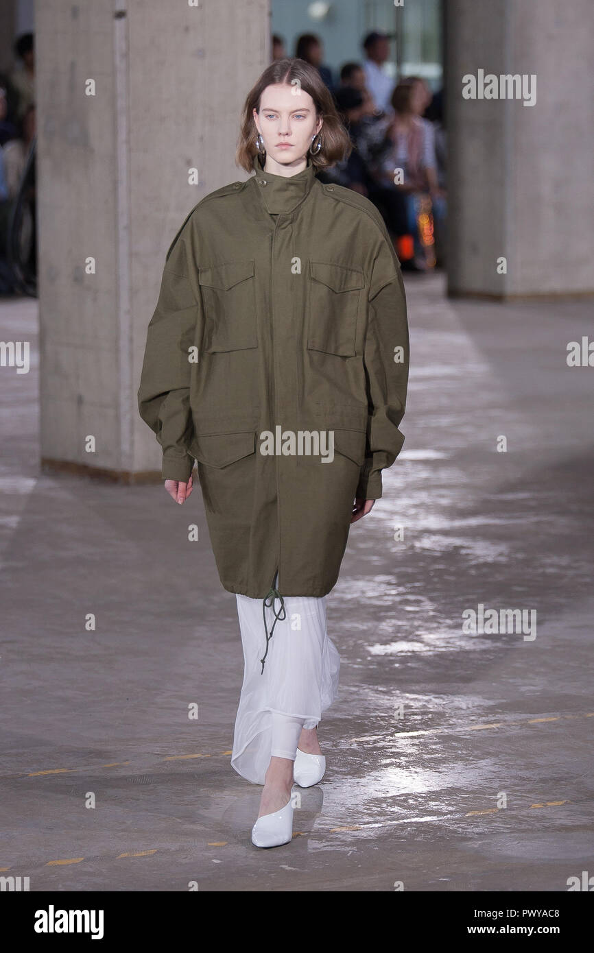 2018/10/18 Tokyo, Runway Show 'Hyke' from Designer Hideaki Yoshihara ...