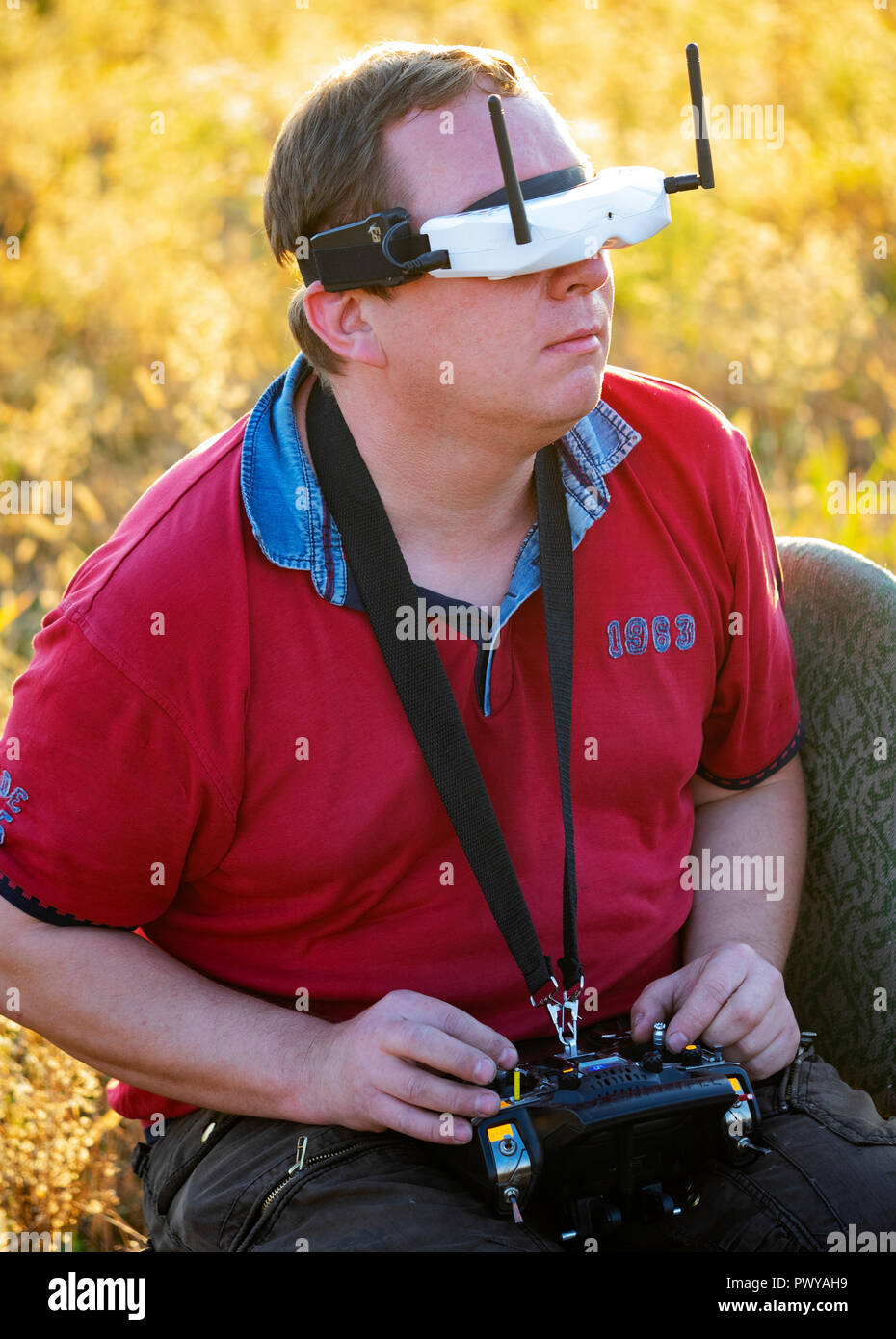Flying goggles hi-res stock photography and images - Alamy