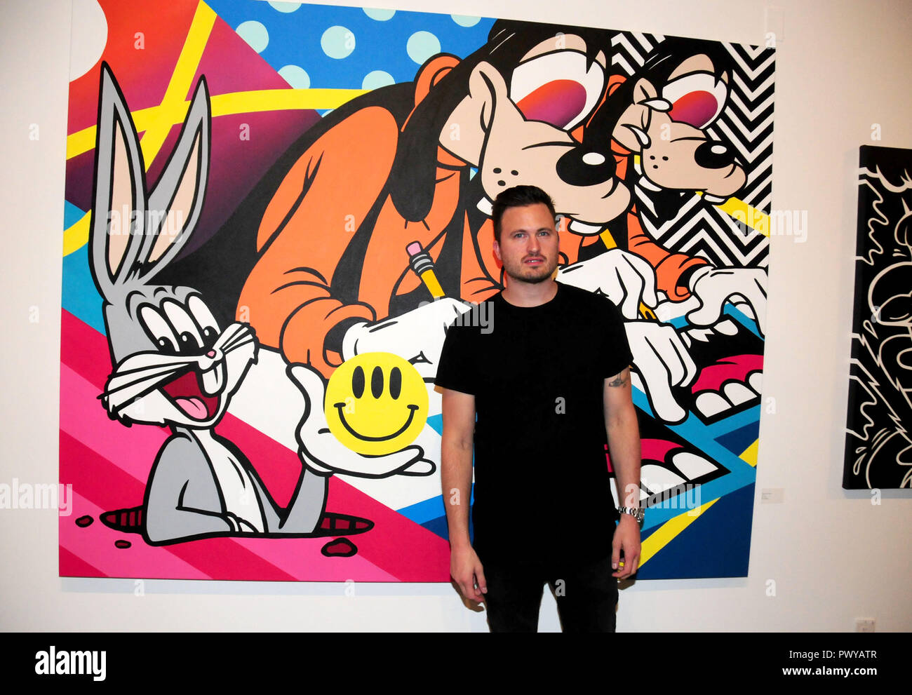 West Hollywood, California, USA. 18th October, 2018. Artist Greg Mike ...