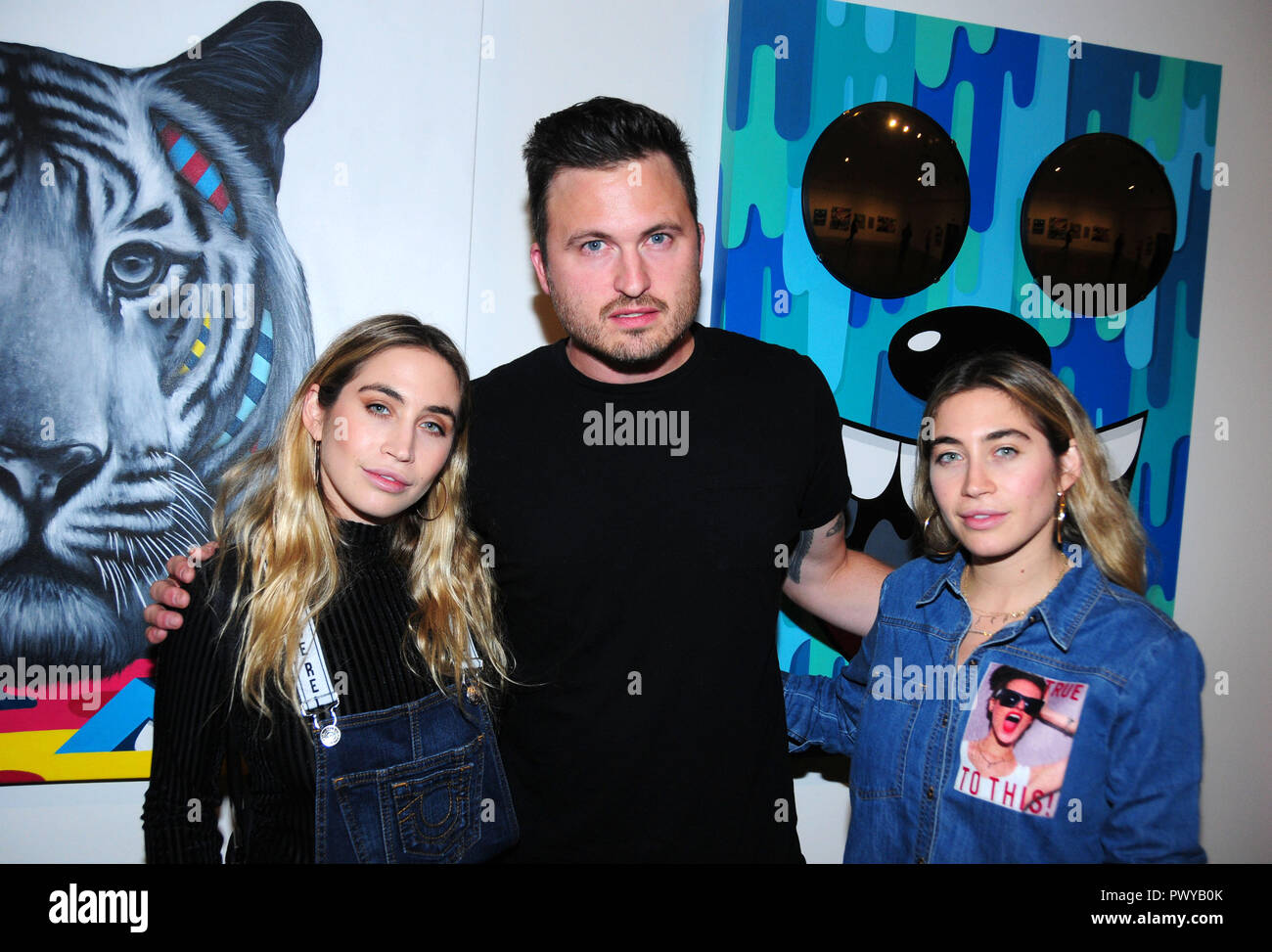 West Hollywood, California, USA. 18th October, 2018. Artist Greg Mike ...