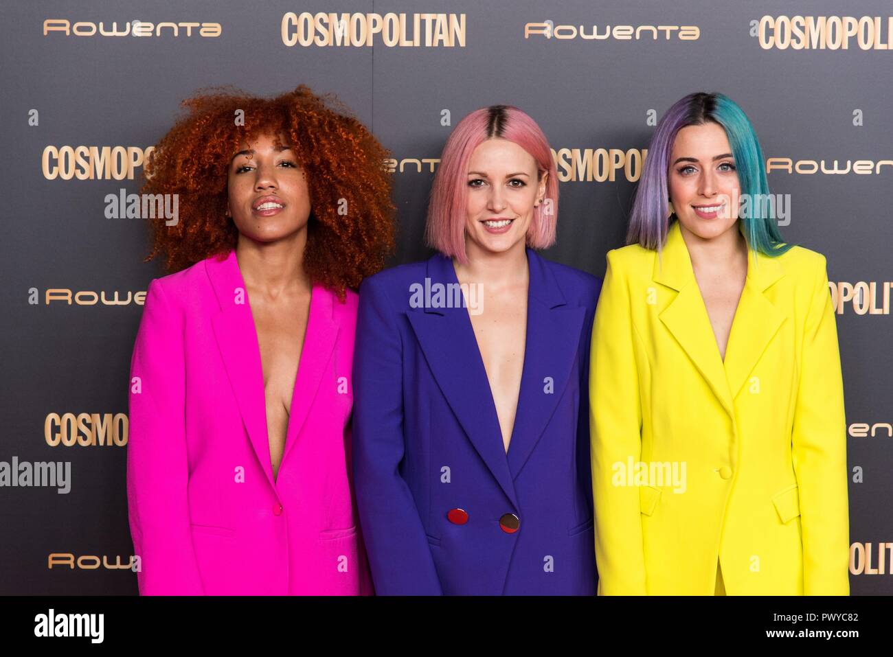 Tamy Nsue, Alba Reig & Sonia Gomez (Sweet California) attends the ...