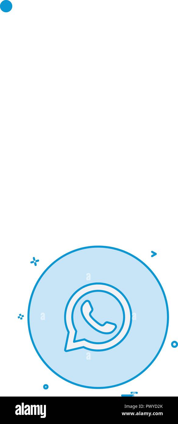 Whatsapp icon design vector Stock Vector Image & Art - Alamy